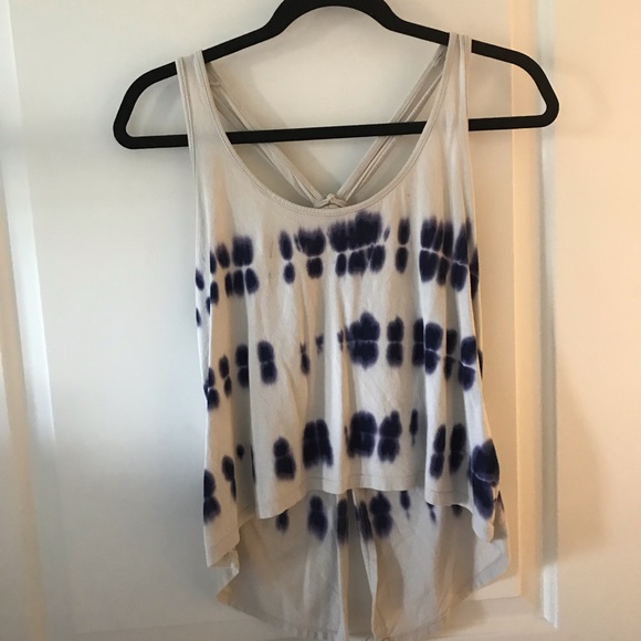 Roxy | Tops | Tie Dye Flowy Cami With Open Back | Poshmark